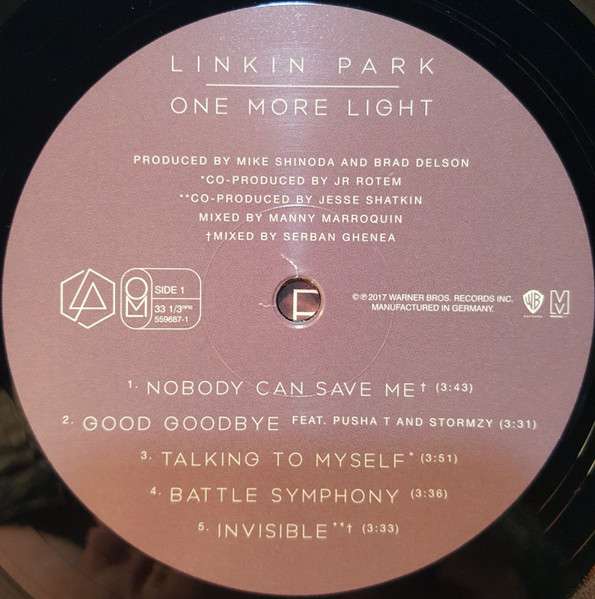 Linkin Park One More Light Lp Купить виниловую пластинку
